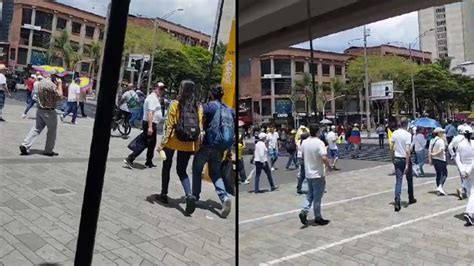 Video Así Avanza La Marcha Contra El Gobierno Del Presidente Gustavo