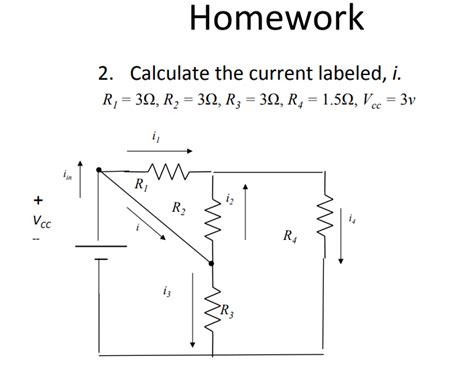 solved 2 calculate the current labeled i