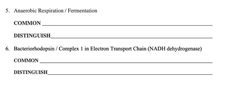 Solved 5 Anaerobic Respiration Fermentation Common