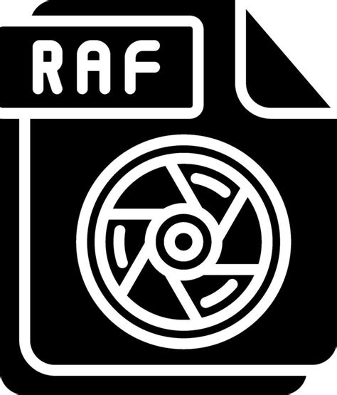 Raf Glyph Icon Design 47351531 Vector Art At Vecteezy