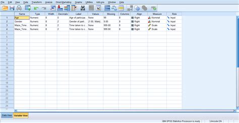 spss views spss tutor