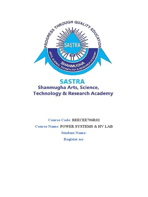 Ps And Hv Lab Jai Pdf Insulator Electricity Transformer