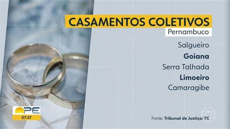 Vídeo Cinco municípios do estado estão inscrições para casamentos coletivos civis Bom Dia