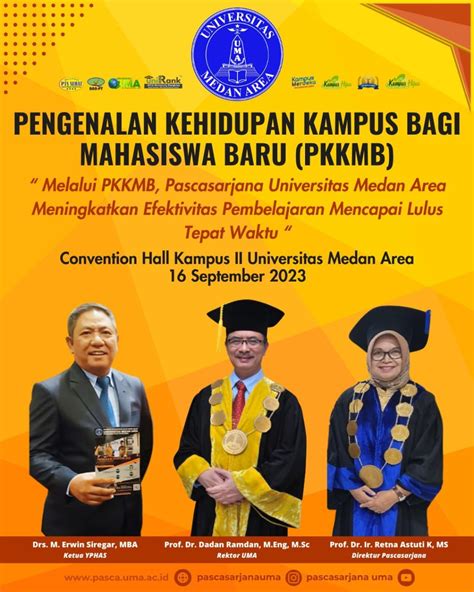 PENGENALAN KEHIDUPAN KAMPUS BAGI MAHASISWA BARU PKKMB PASCASARJANA UMA Magister Ilmu