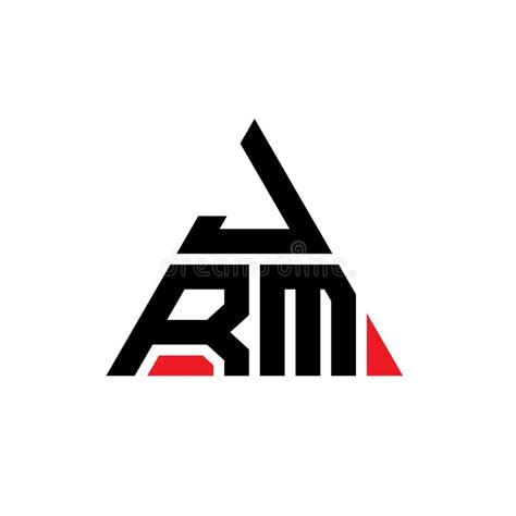 Jrm Triangle Letter Logo Design With Triangle Shape Jrm Triangle Logo