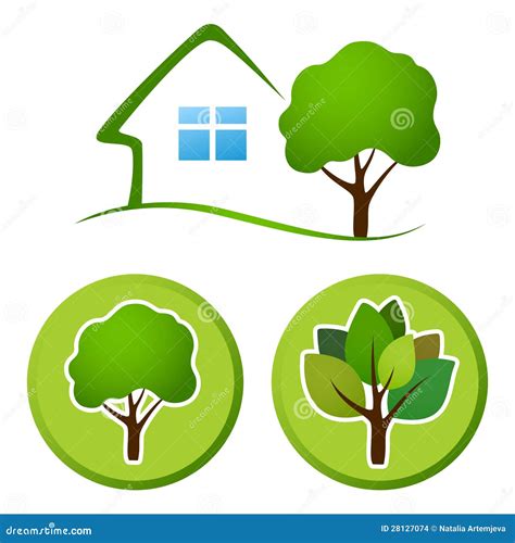 Tree Emblem Stock Vector Illustration Of Icon Nature