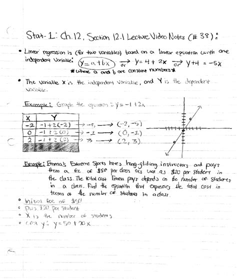 Stat 1 Chapter 12 Lecture Video Notes 38 43 Stat 1 H Skcion 12 Lechxe Nideo Notes C