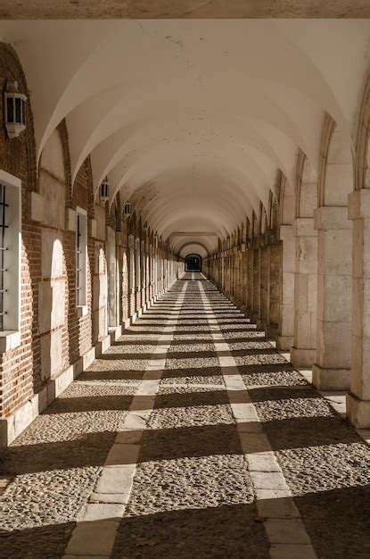 Premium Photo Architectural Detail Alternating Columns Creating Light