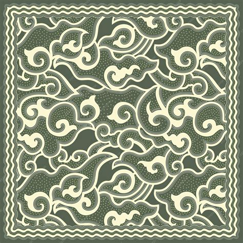Premium Vector Traditional Of Indonesian Ornament Batik Sage Mega