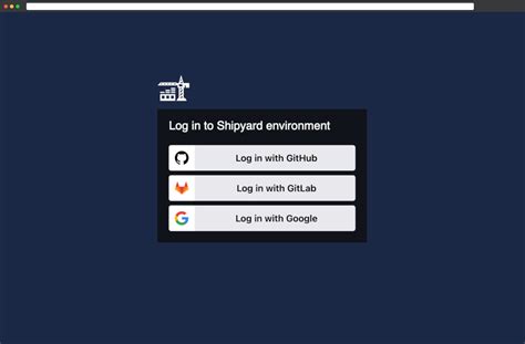 Authentication Shipyard Documentation