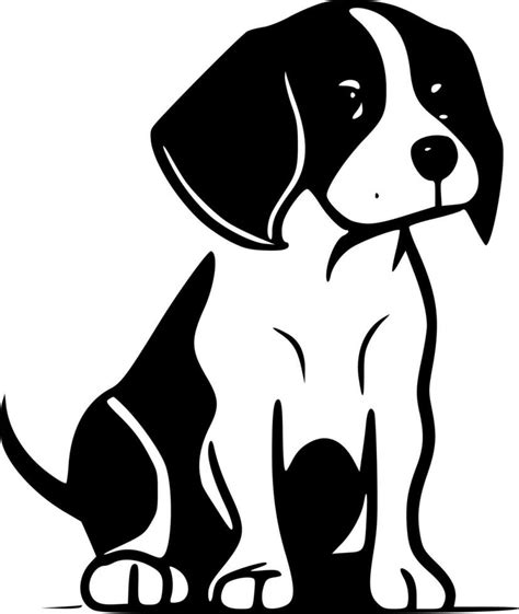 Dog Silhouette Clip Art Black And White