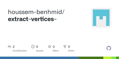 GitHub Houssem Benhmid Extract Vertices