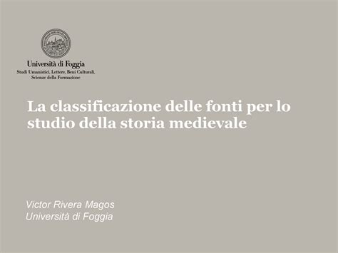Le Fonti Per La Storia Medievale Schemes And Mind Maps Di History Of