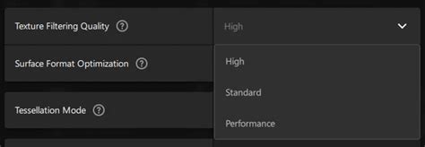 How Do I Turn Off Texture Filtering Cannot See A Option Other Than