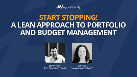 webinar recording start stopping a lean approach to portfolio and