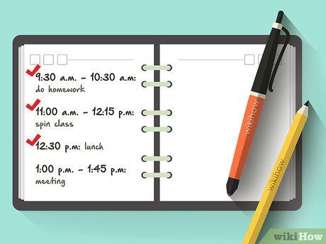 How To Make A Schedule