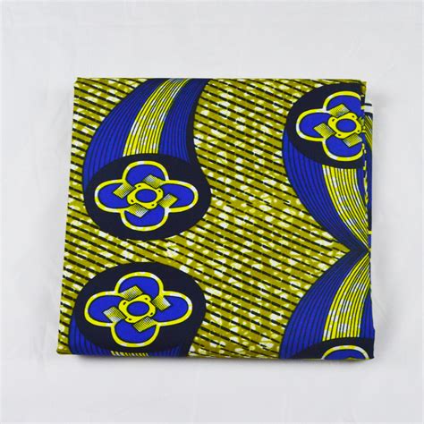 Latest Ankara African Polyester Wax Print Fabric F Grandado