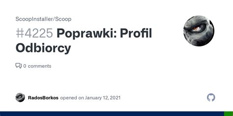Poprawki Profil Odbiorcy · Issue 4225 · Scoopinstallerscoop · Github