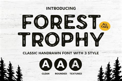 Forest Trophy Font Dafont Free
