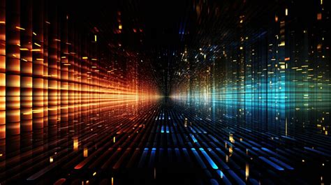 Premium Photo Streaming Data Binary Data On Computer Screen Background Data Privacy In The