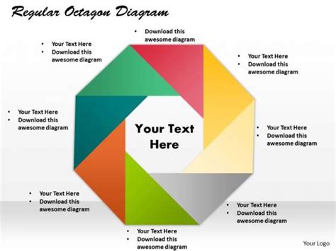 Infographic Powerpoint Octagon