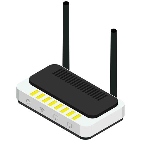 Isometric Wireless Router 35880541 Vector Art At Vecteezy
