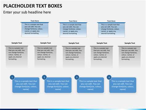 Placeholder Text Boxes Powerpoint Sketchbubble