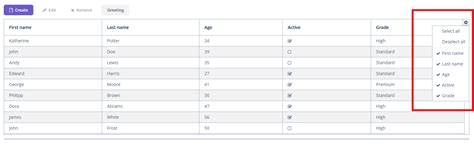 column visible hide reflect on excel support jmix