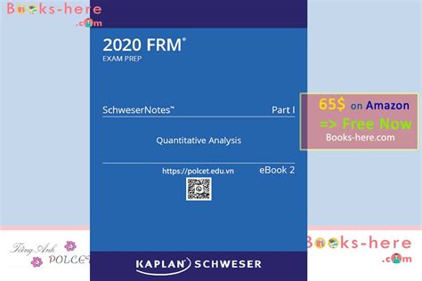 2020 Frm Part I Book 2 Quantitative Analysis Pdf Free Download