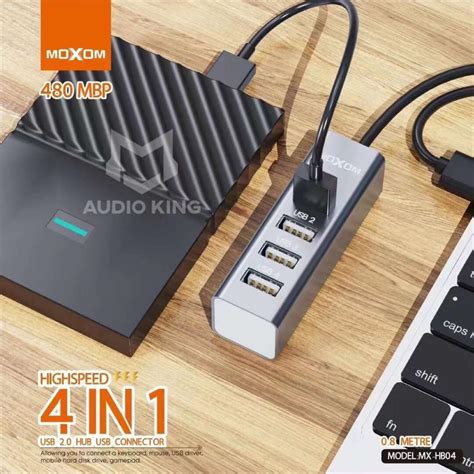 هاب 4 پورت موکسوم مدل Moxom Mx Hb04 امین 24 امانت دار اعتماد شما