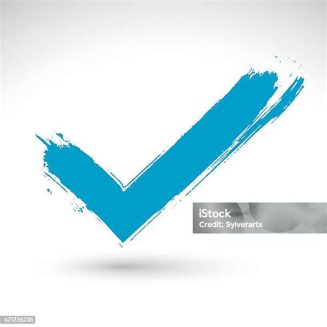 수작업 검증 아이콘크기 스캔되었음 및 Vectorized 브러시 그리기 0명에 대한 스톡 벡터 아트 및 기타 이미지 0명