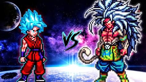 Goku SSB KaiokenX10 V2 OP New VS Goku MUI 5 OP In Jump Force Mugen