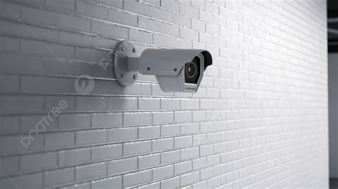 Wall Mounted 3d Security Camera Or Cctv Camera Background Surveillance