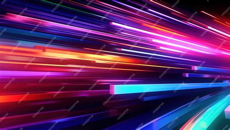 Premium Ai Image Digital Data Stream Background Technological Lines