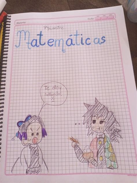 Una Carátula O Portada De Matemáticas 😻 En 2024 Dibujos Bonitos