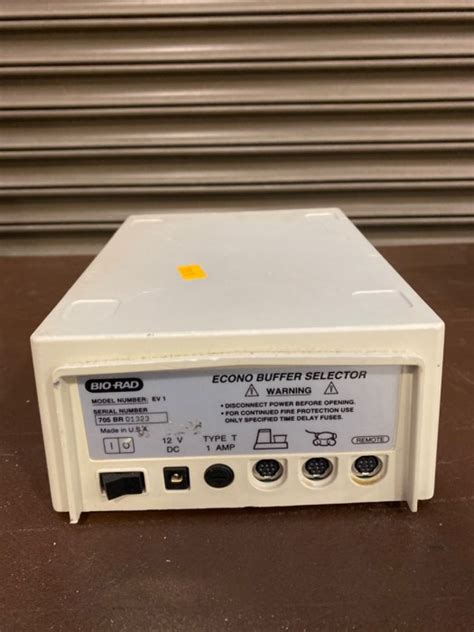 Bio Rad Econo Buffer Selector Bio Rad Econo System Controller Touch