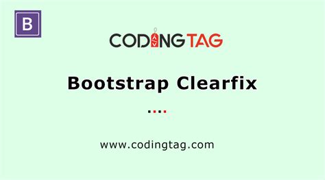 Bootstrap Clearfix Class Coding Tag