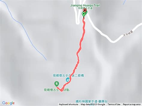 見晴懷古步道 健行筆記
