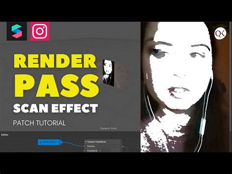 Free Video Spark Ar Render Pass Scan Effect With Color Sampler From