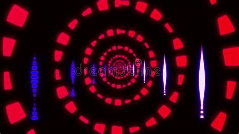 The Colorful Circular Line Pattern Background Is Very Dancing Stock