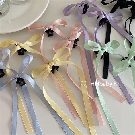 Jual Town Shell Biggie Linlin Korean Ribbon Korean Hair Claw Clip Jepit Rambut Korea Pita