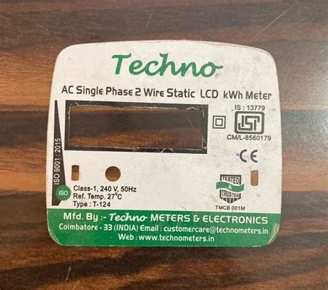 Ss Electrical Meter Label At Best Price In New Delhi By Super Label