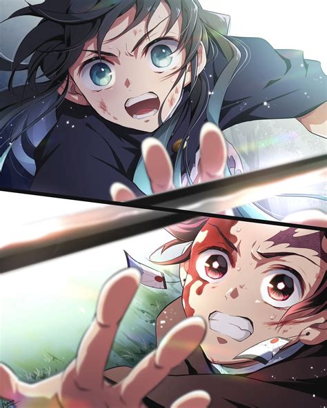 Kamado Tanjirou And Tokitou Muichirou Kimetsu No Yaiba Drawn By Hana