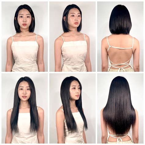 단발머리 자르고 후회된다면 청라 붙임머리잘하는곳에서 자연스럽게 해보세요 네이버 블로그