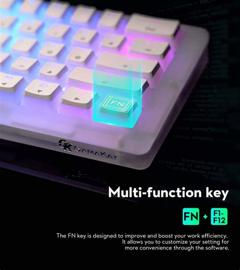 GamaKay K61 Pro 60% RGB Mechanical Keyboard