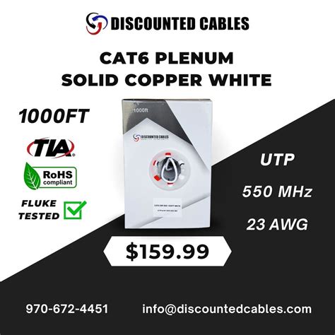 Cat6 Plenum Ethernet Ethernetcable Cable Cabling Datacenter Ullisted Contractor