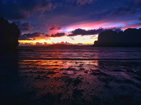 Railay Beach Sunset Where In The World Is Nina