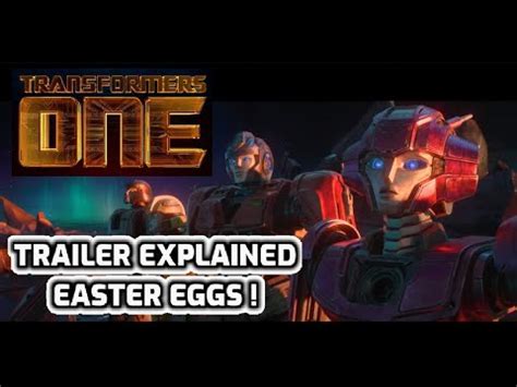 Transformers One MOVIE TRAILER Explained with EASTER EGGS! - YouTube