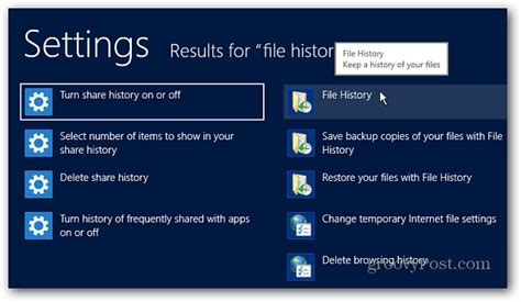 Set A Network Location For Windows 8 File History