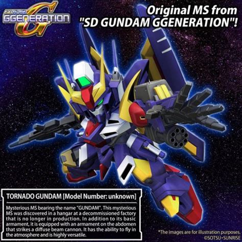 Tornado Gundam SD Gundam Cross Silhouette Model Kit Mobile Suit